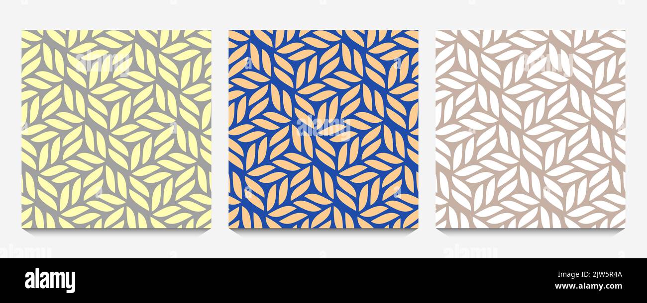 abstract seamless leaf pattern, geometric texture background, rectangle ...