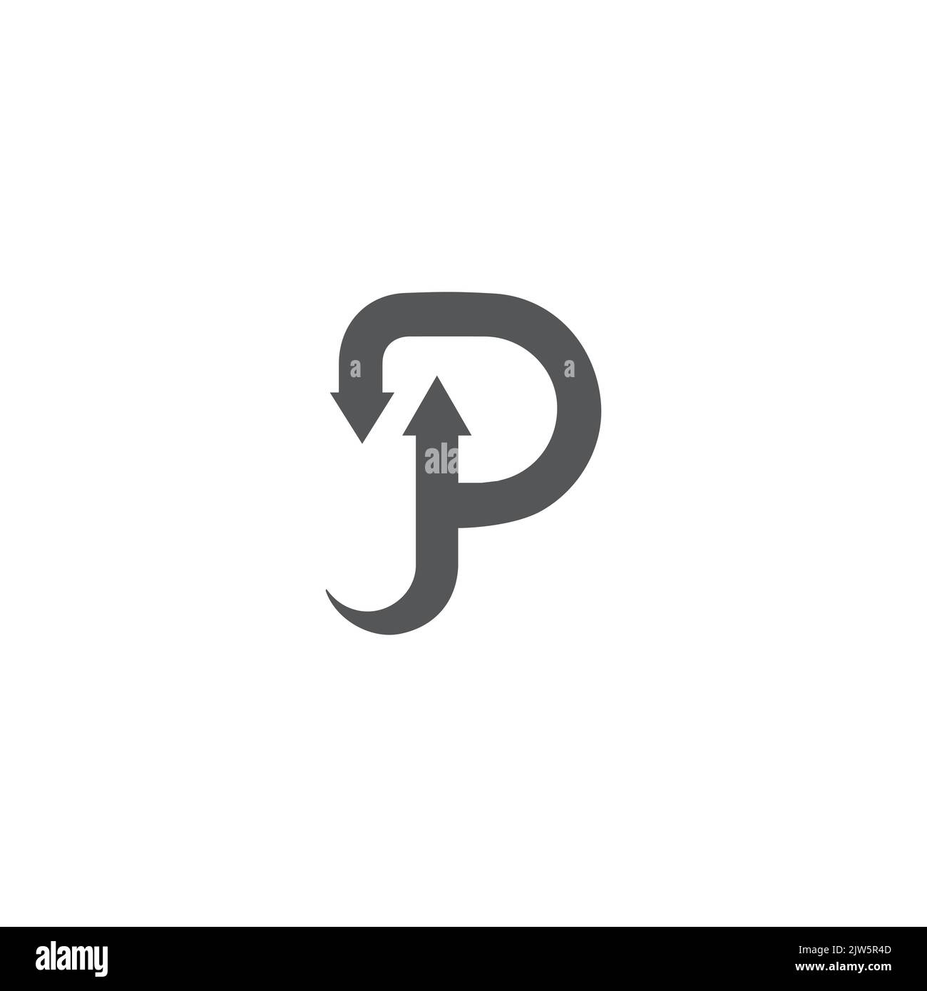 P, PP, Abstract initial monogram letter alphabet logo design Stock ...