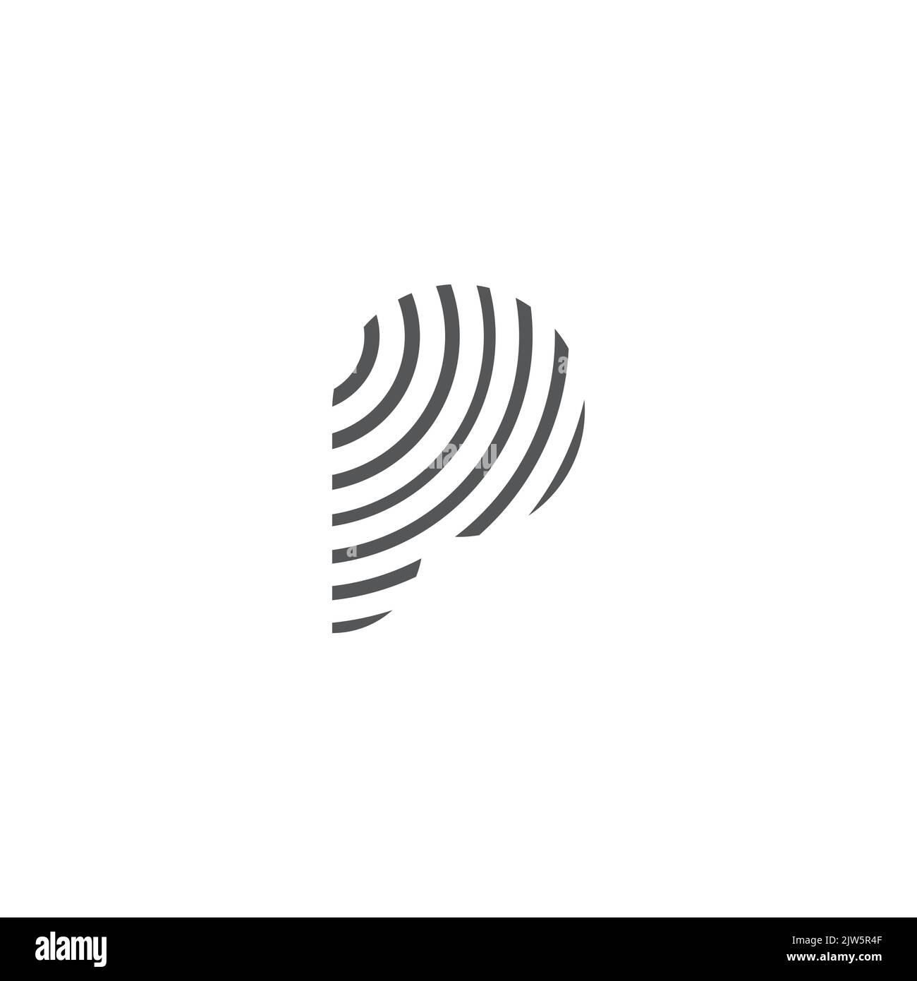 P, PP, Abstract initial monogram letter alphabet logo design Stock ...