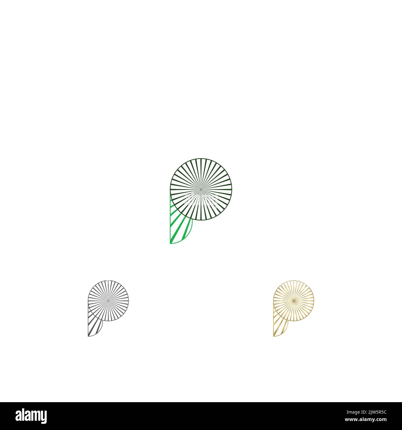 P, PP, Abstract initial monogram letter alphabet logo design Stock ...