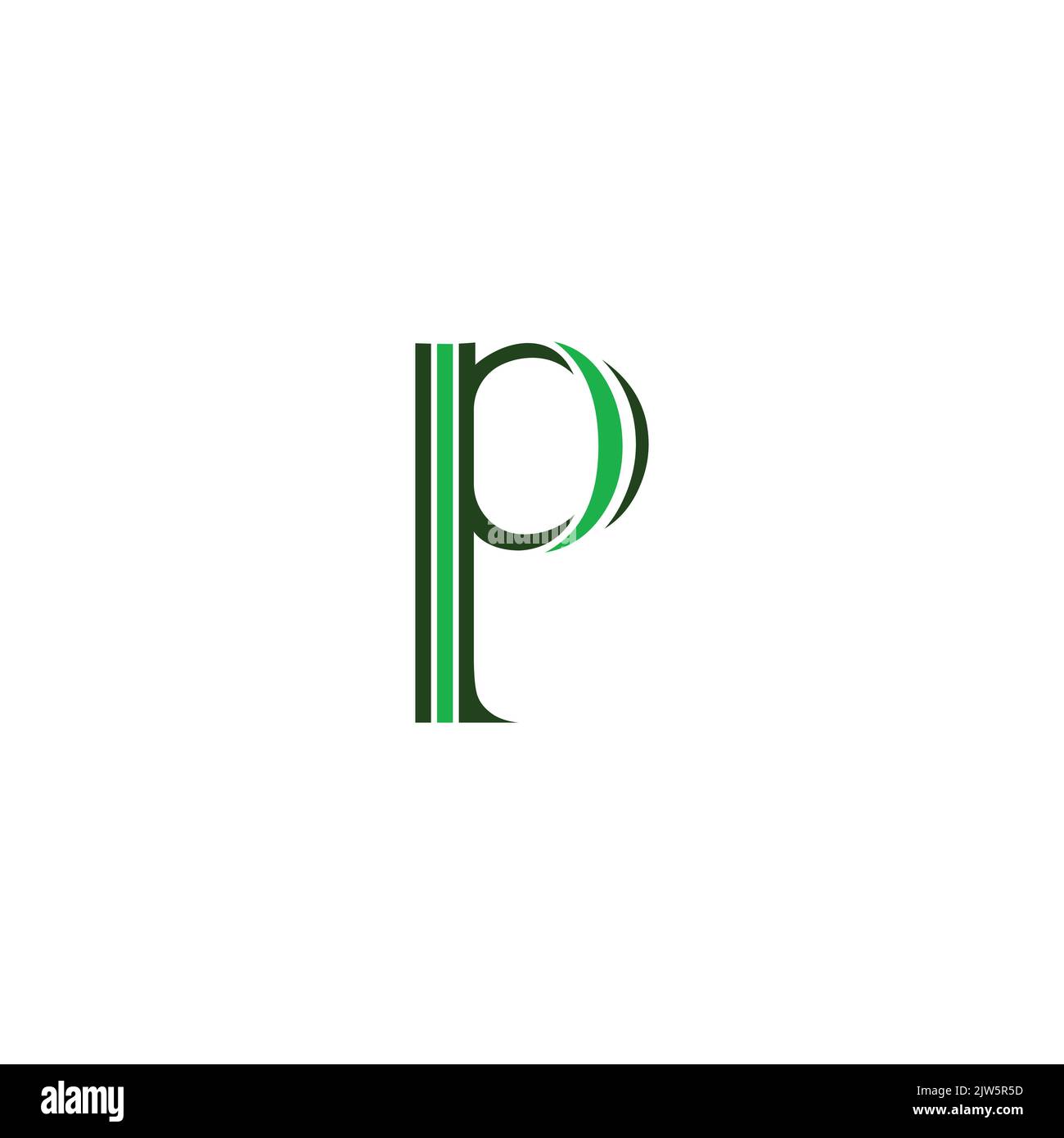 P, PP, Abstract initial monogram letter alphabet logo design Stock ...