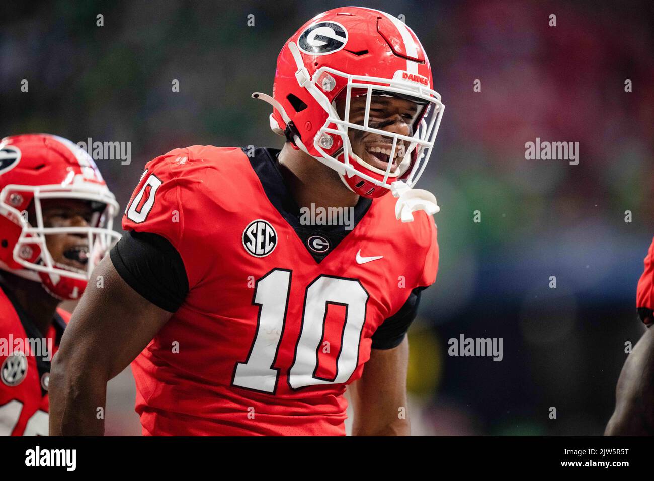 Georgia Bulldogs linebacker Jamon Dumas-Johnson (10) during the NCAA ...