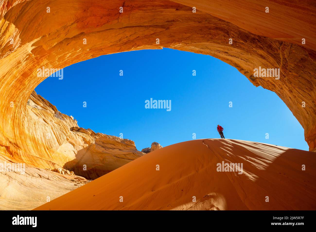 Great Chamber grotto, Utah, USA. Travel and journey scene Stock Photo ...