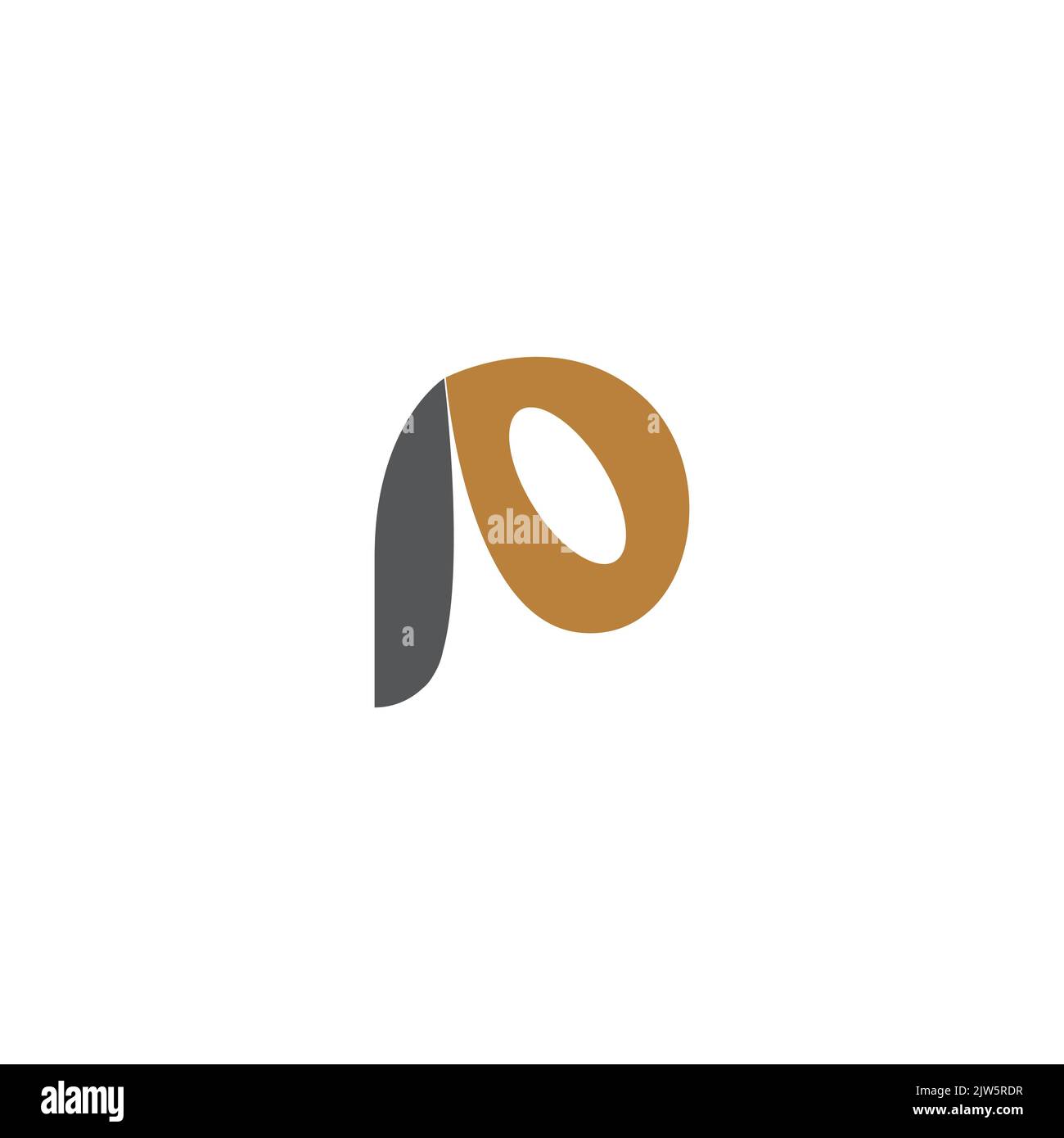 P, PP, Abstract initial monogram letter alphabet logo design Stock ...