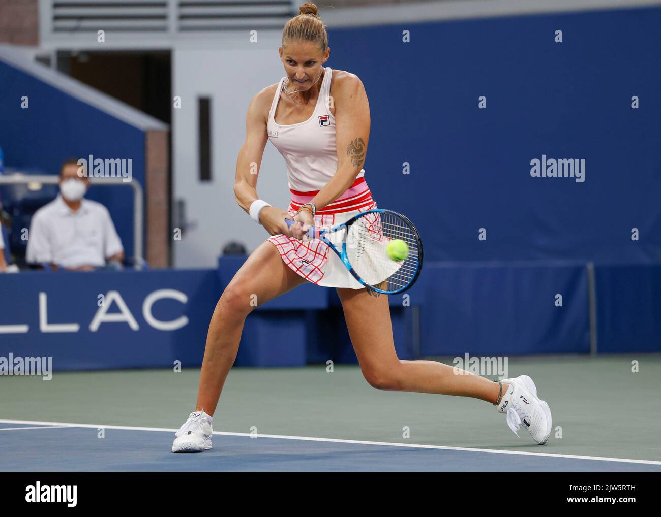 New York, USA, 3rd.,September 2022. Czech tennis player Karolina ...