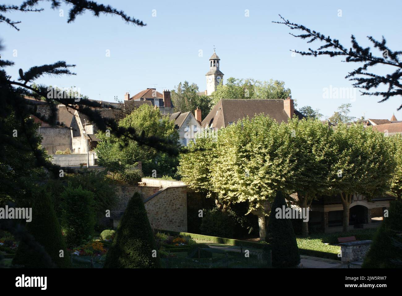 La ville de Montluçon, l'Allier, France Stock Photo - Alamy