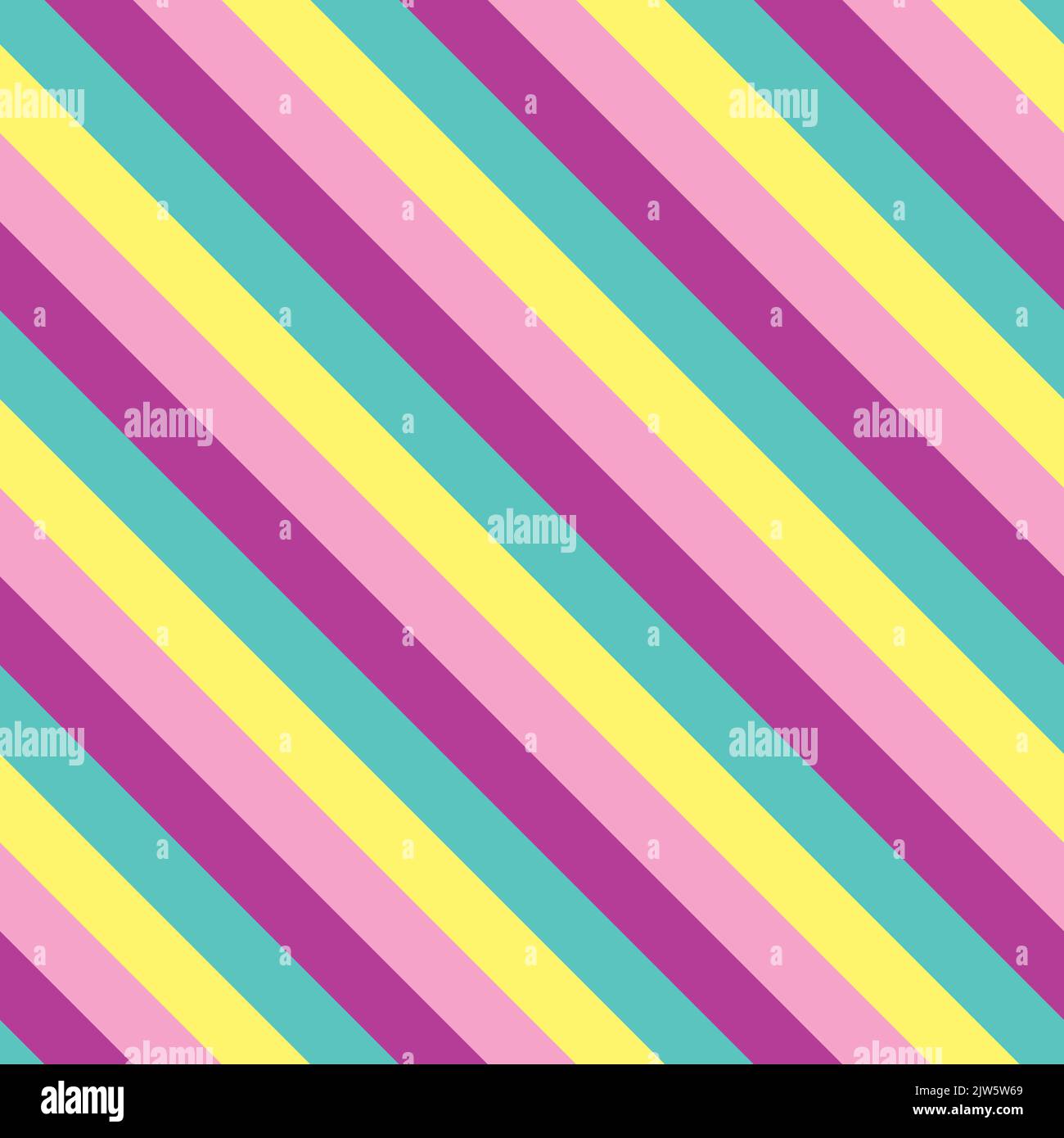 Seamless colourful kids fun striped background pattern Stock Vector ...