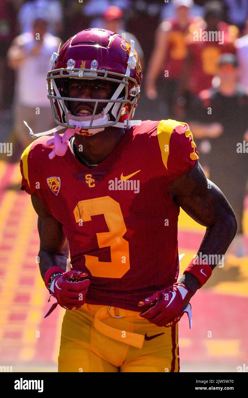 Los Angeles, CA. 3rd Sep, 2022. USC Trojans wide receiver Jordan ...
