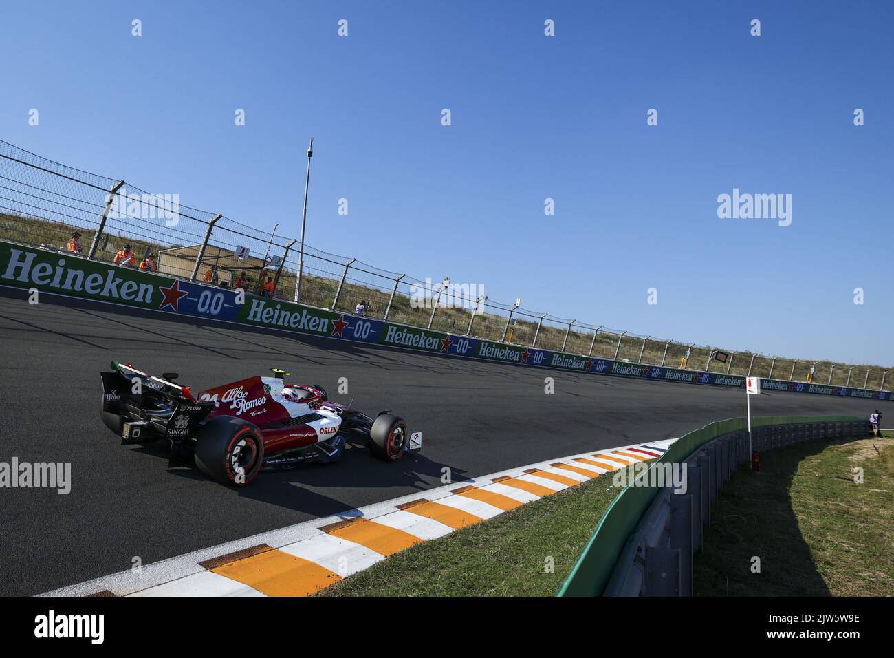 September 3, 2022, Rome, Netherlands: 24 ZHOU Guanyu (chi), Alfa Romeo ...