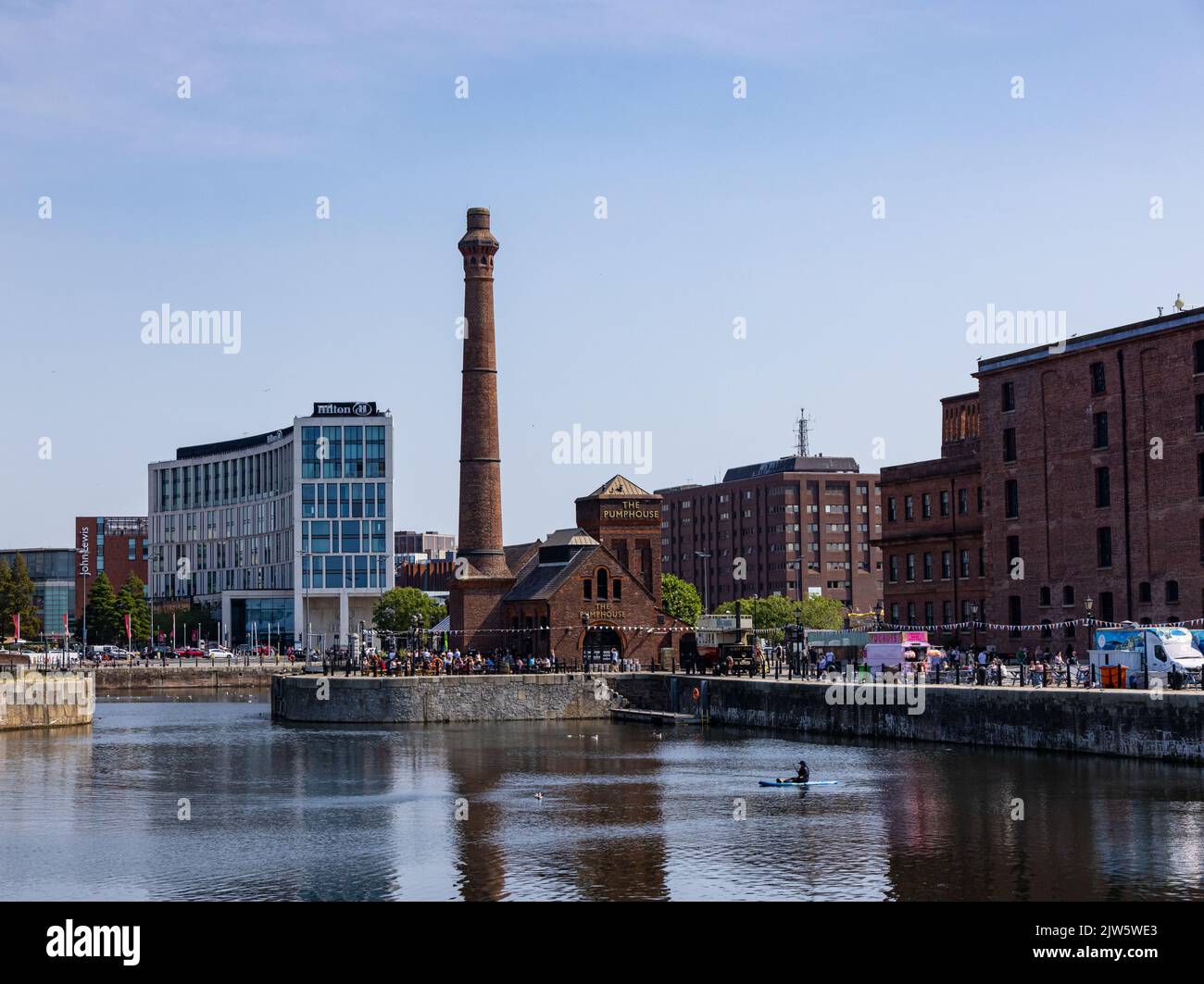 An aerial view of liverpool docks hi-res stock photography and images ...