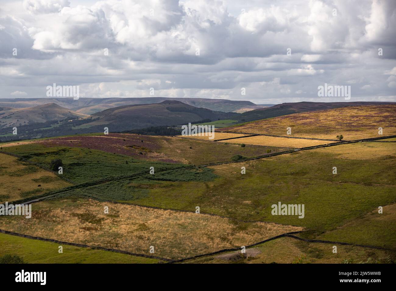 Amazing landscape and nature of Peak district National Park Stock Photo ...