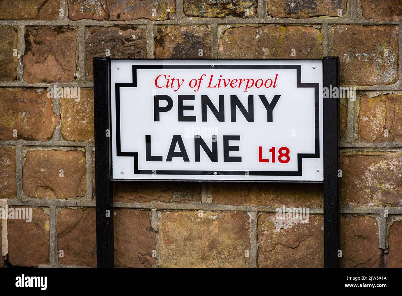 Aerial view penny lane hi-res stock photography and images - Alamy