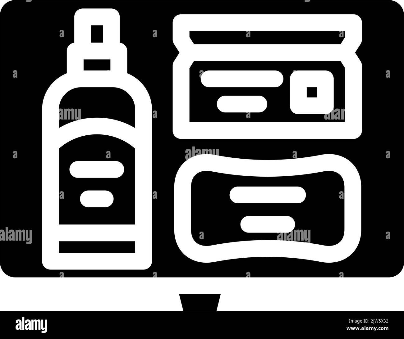 soap gift set glyph icon vector illustration Stock Vector Image & Art ...
