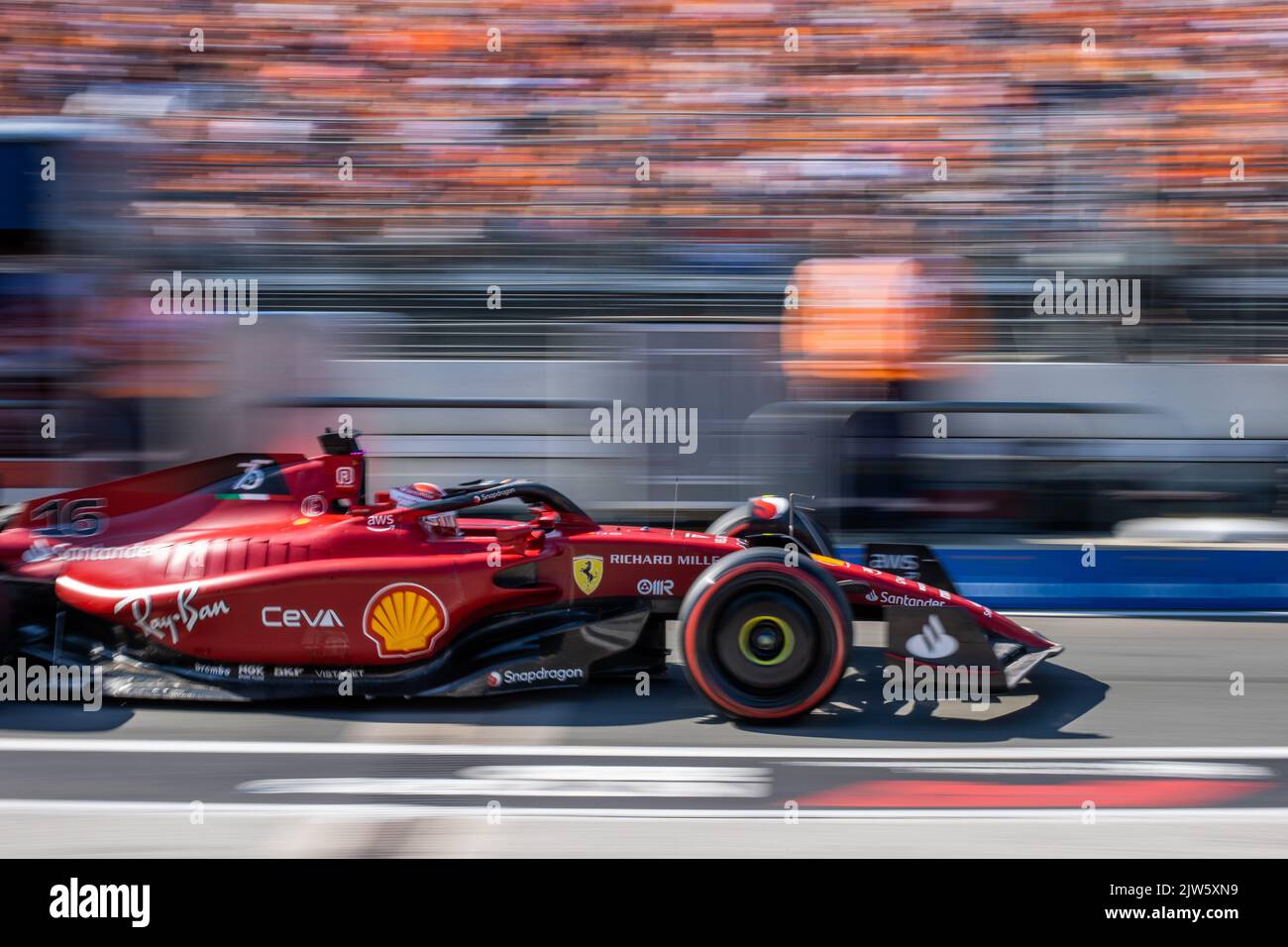 Zandvoort, Netherlands. 3rd Sep, 2022. Charles Leclerc of Ferrrari ...