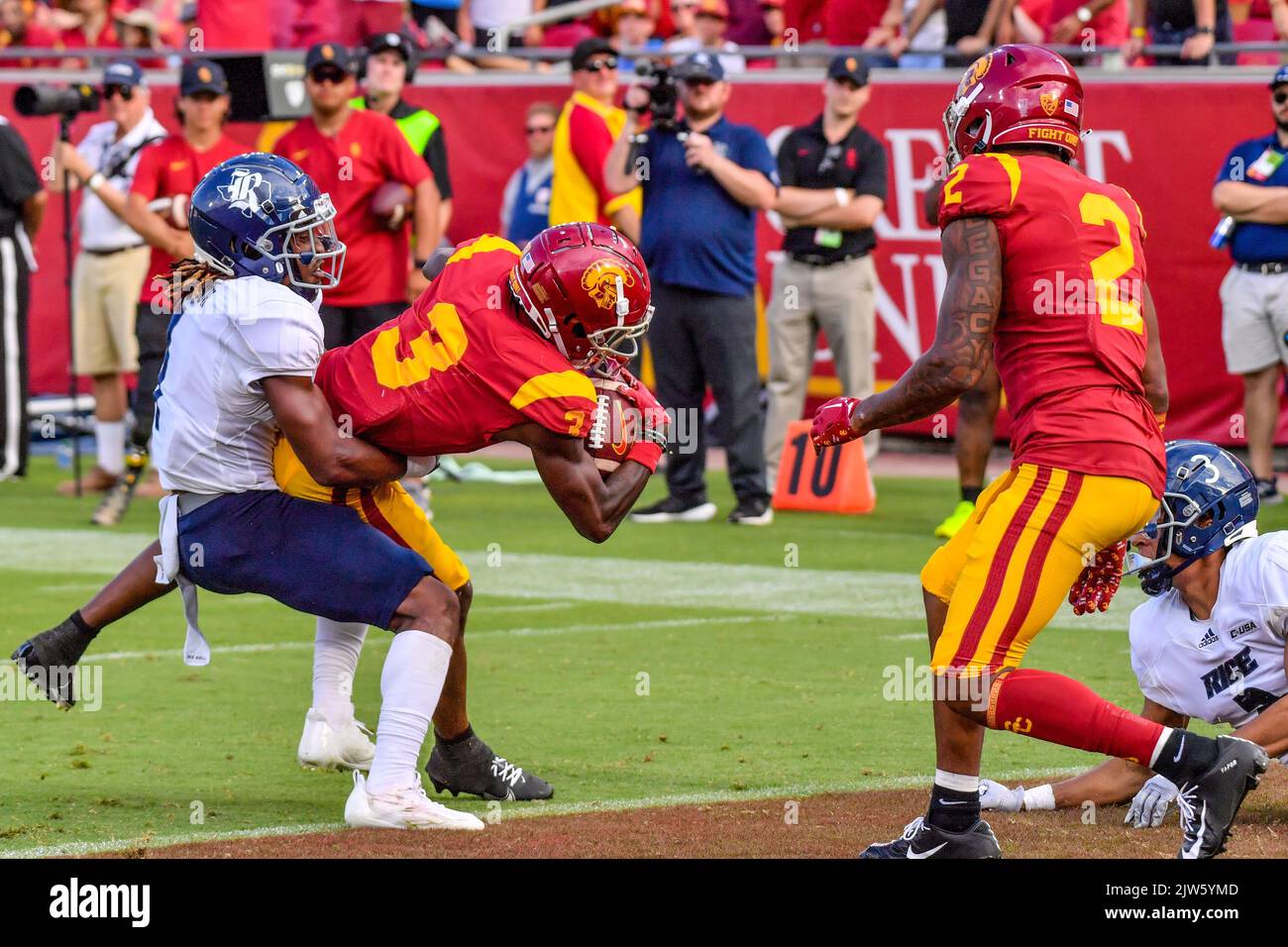 Los Angeles, CA. 3rd Sep, 2022. USC Trojans wide receiver Jordan ...