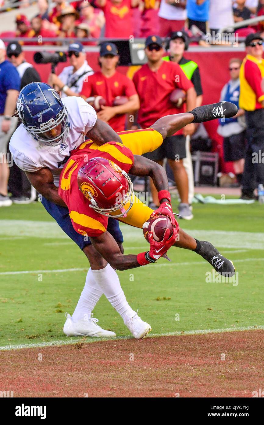 Los Angeles, CA. 3rd Sep, 2022. USC Trojans wide receiver Jordan ...
