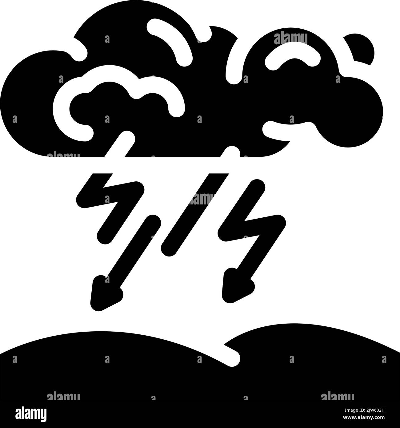 Rainbow stormy sky Black and White Stock Photos & Images - Alamy