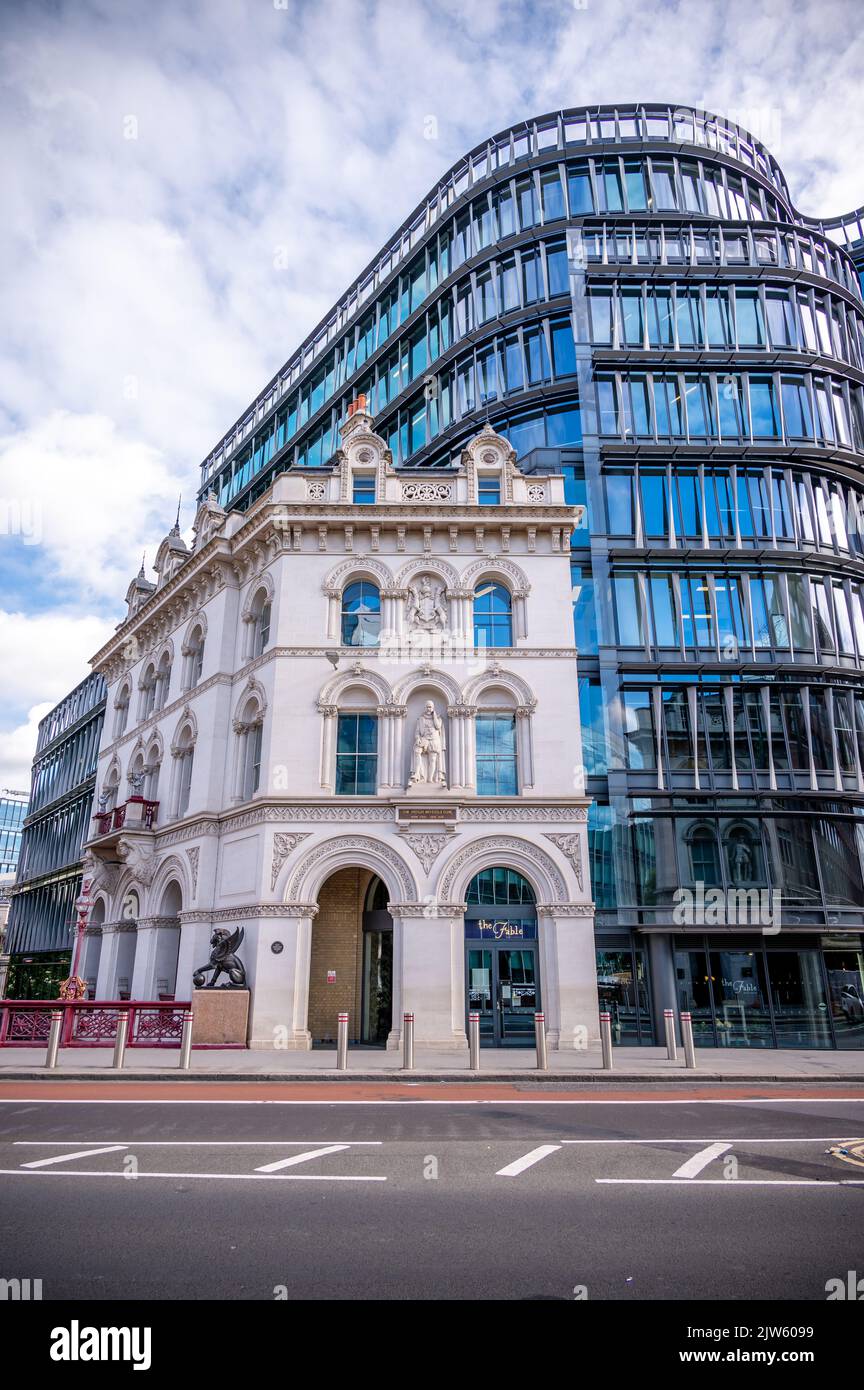 London, UK - August 21, 2022: Beautiful modern architecture on London's ...