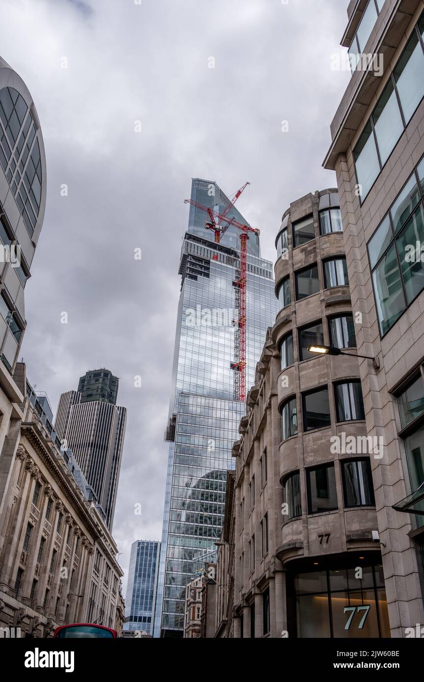 London, UK - August 21, 2022: The famous office building - The ...