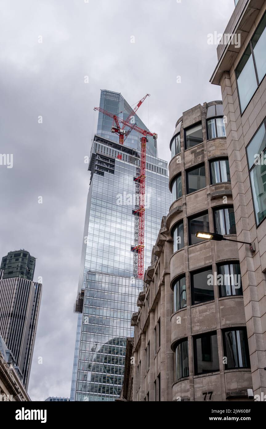 London, UK - August 21, 2022: The famous office building - The ...
