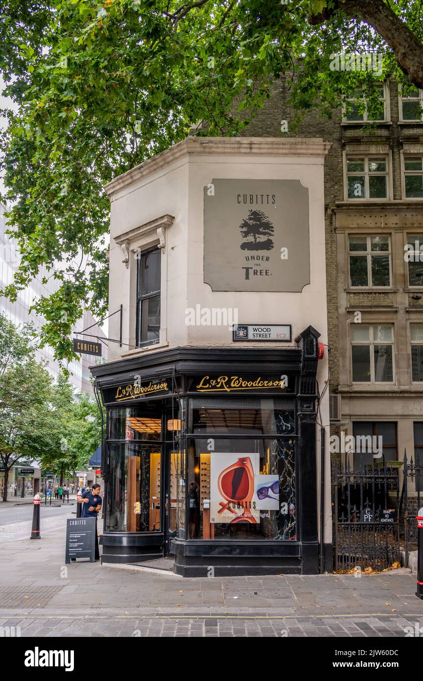 London, UK - August 21, 2022: Beautiful old bildings in Cheapside ...