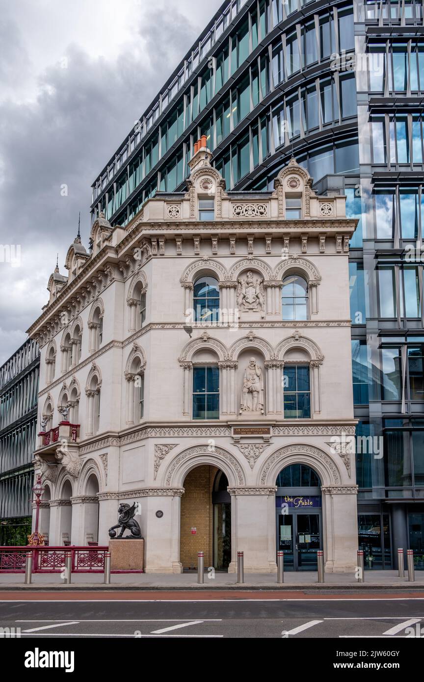 London, UK - August 21, 2022: Beautiful modern architecture on London's ...