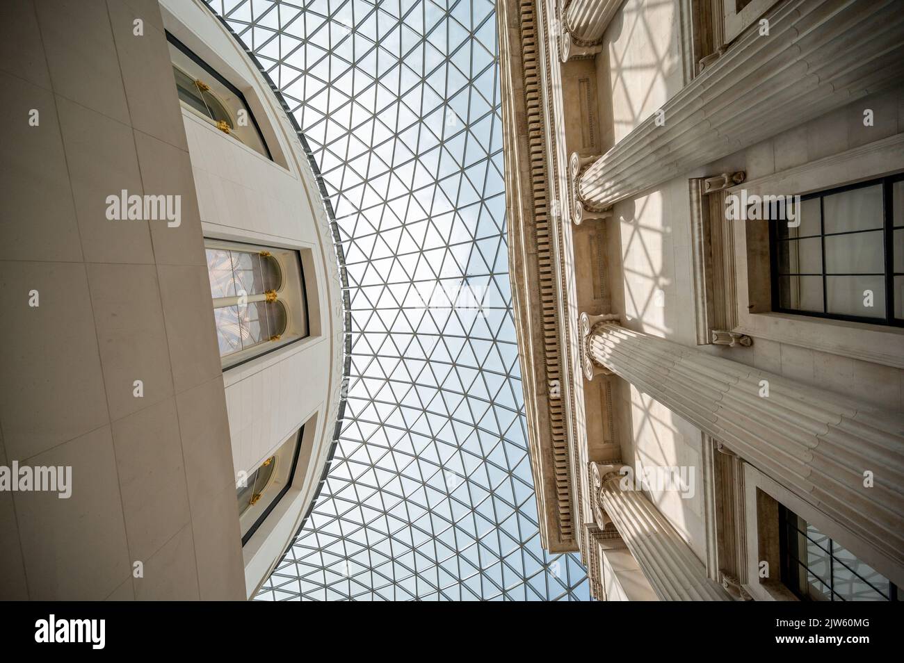 London, Uk - August 21, 2022: Wide angle view of the Inside the Great ...