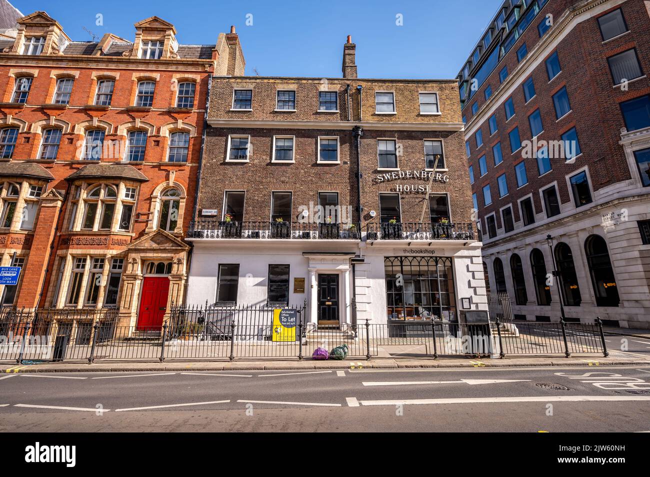 London, UK - August 21, 2022: Swedenborg House in the heart of London ...