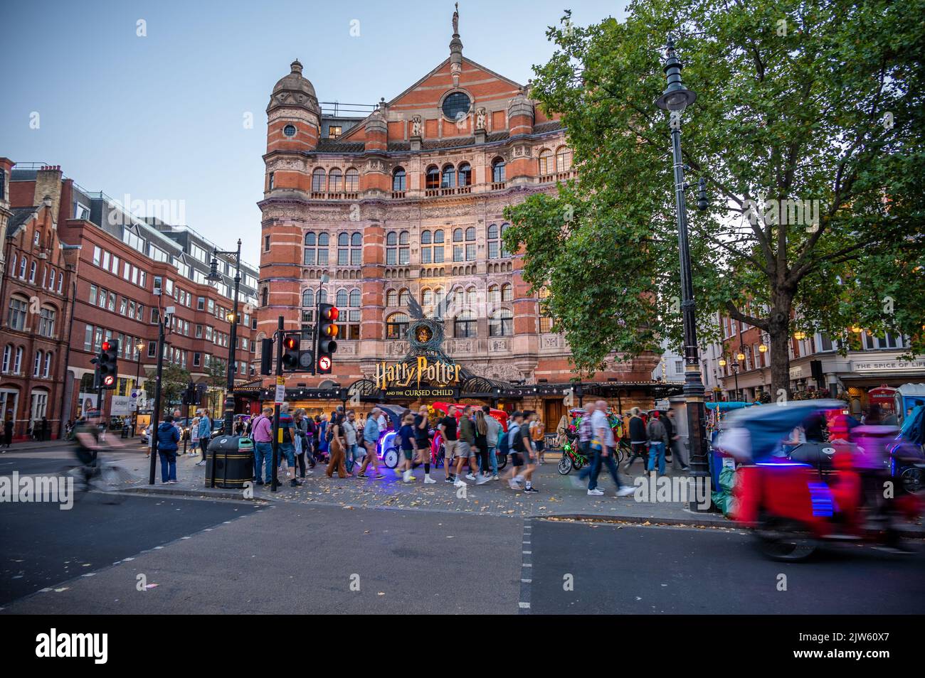 London, UK - August 21, 2022: Landmark Palace Theatre which is hosting ...