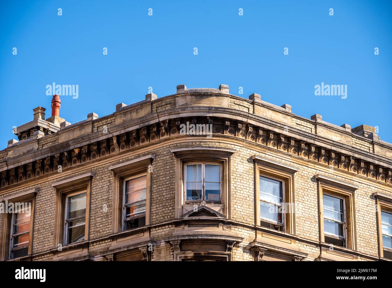 Traditional brick architecture of buildings in London, the UK's grand ...