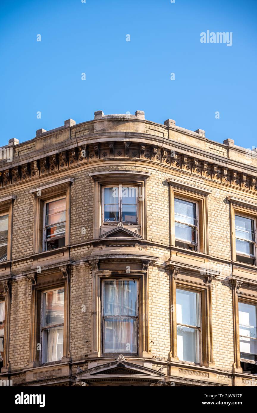 Traditional brick architecture of buildings in London, the UK's grand ...
