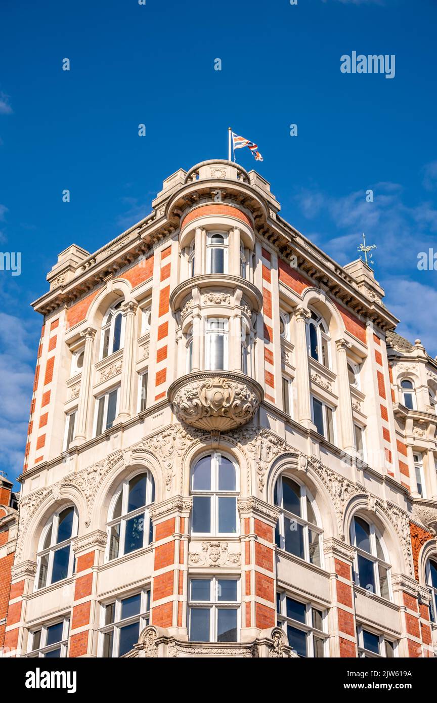 Traditional brick architecture of buildings in London, the UK's grand ...