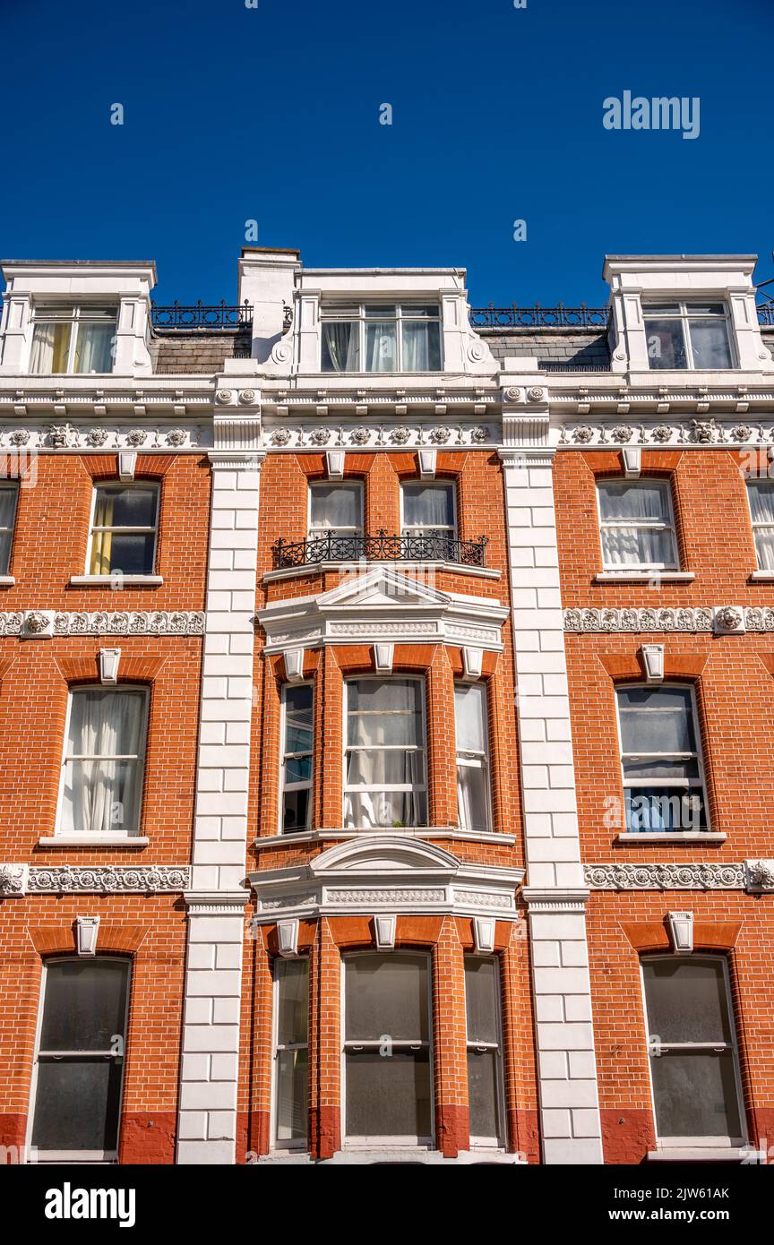 Traditional brick architecture of buildings in London, the UK's grand ...