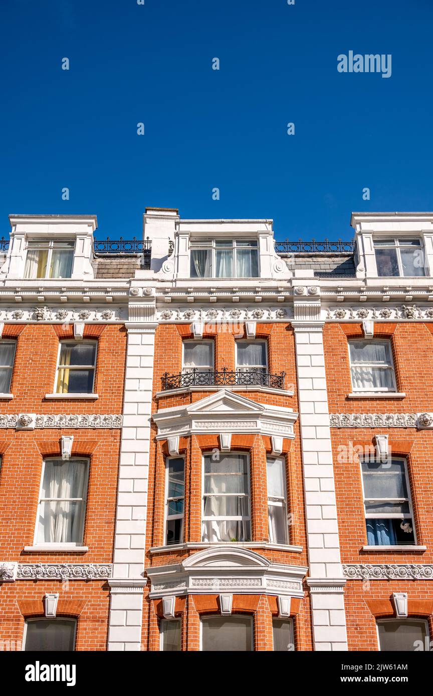 Traditional brick architecture of buildings in London, the UK's grand ...