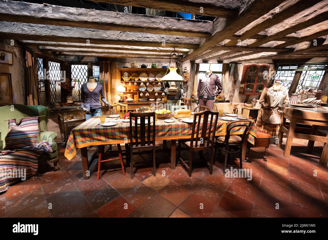 Leavesden, UK - August 23, 2022: Exhibits inside the Making of Harry ...