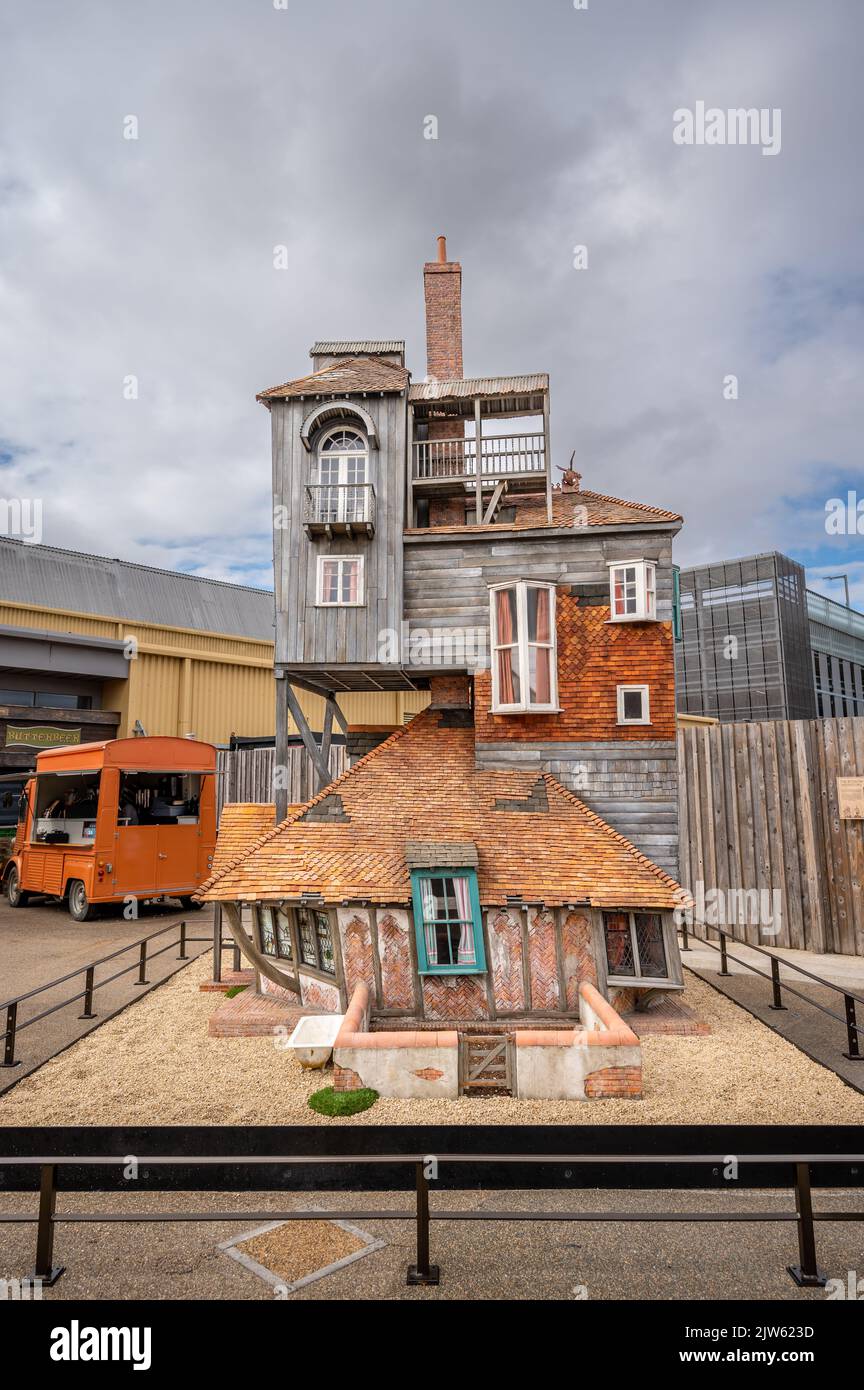 Leavesden, UK - August 23, 2022: Exhibits inside the Making of Harry ...