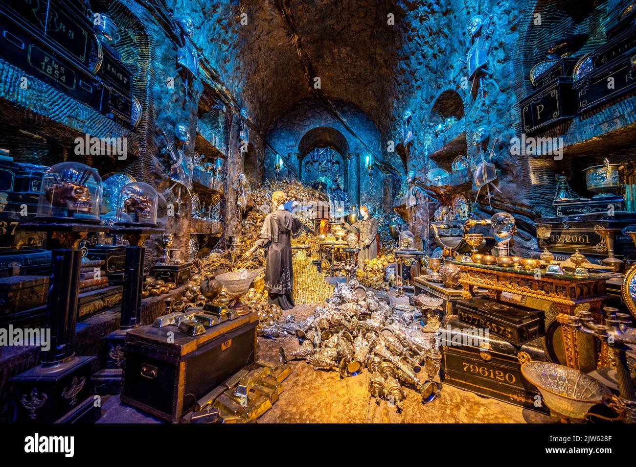 Leavesden, UK - August 23, 2022: Exhibits inside the Making of Harry ...