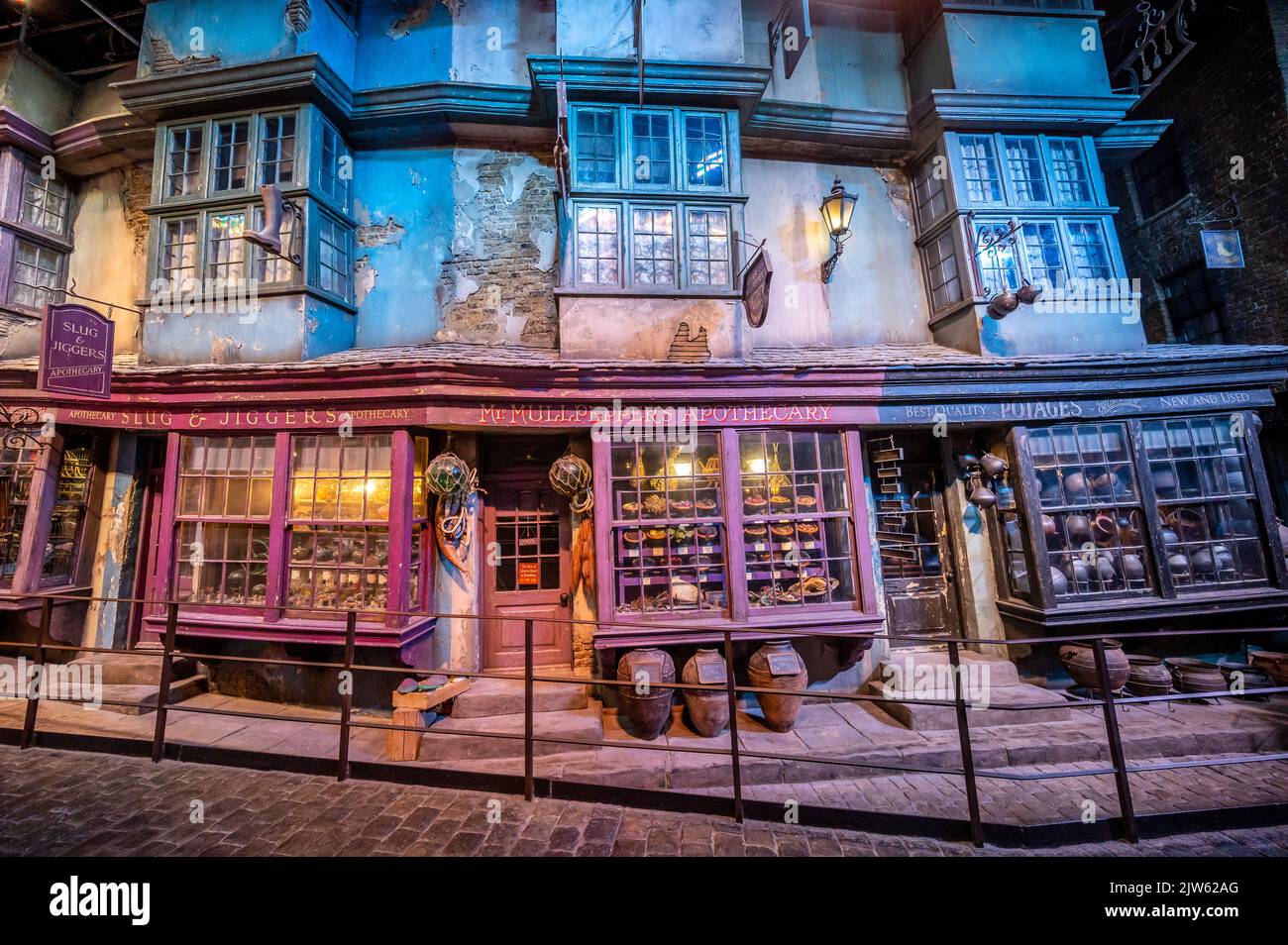 Leavesden, UK - August 23, 2022: Exhibits inside the Making of Harry ...