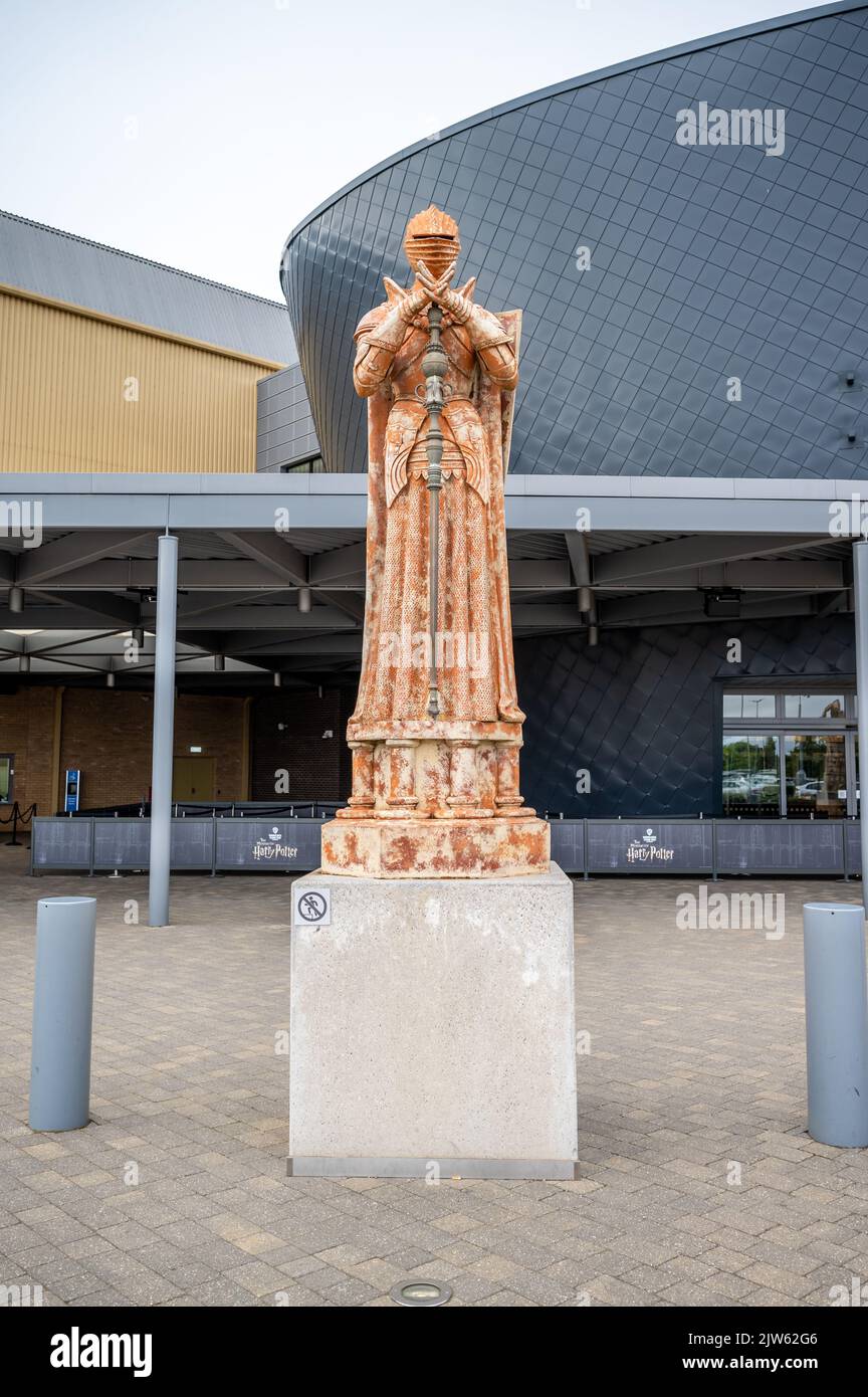 Leavesden, UK - August 23, 2022: Outside the main entrance to the ...