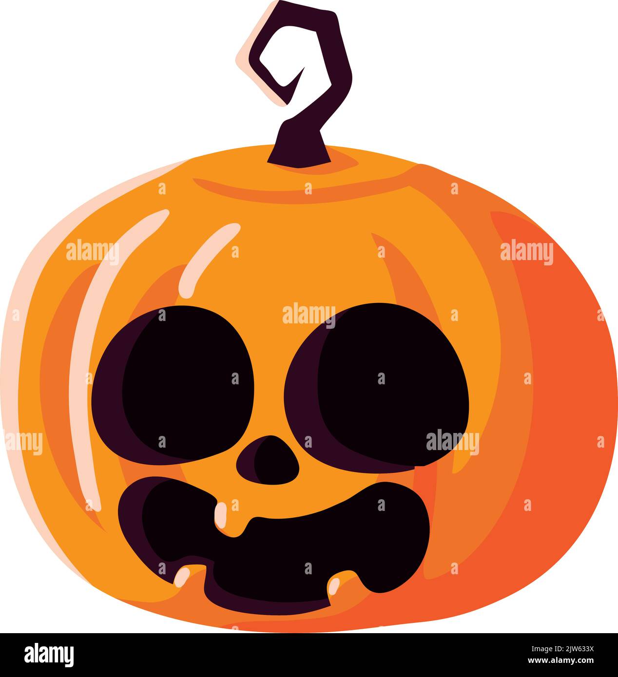 halloween funny pumpkin Stock Vector Image & Art - Alamy