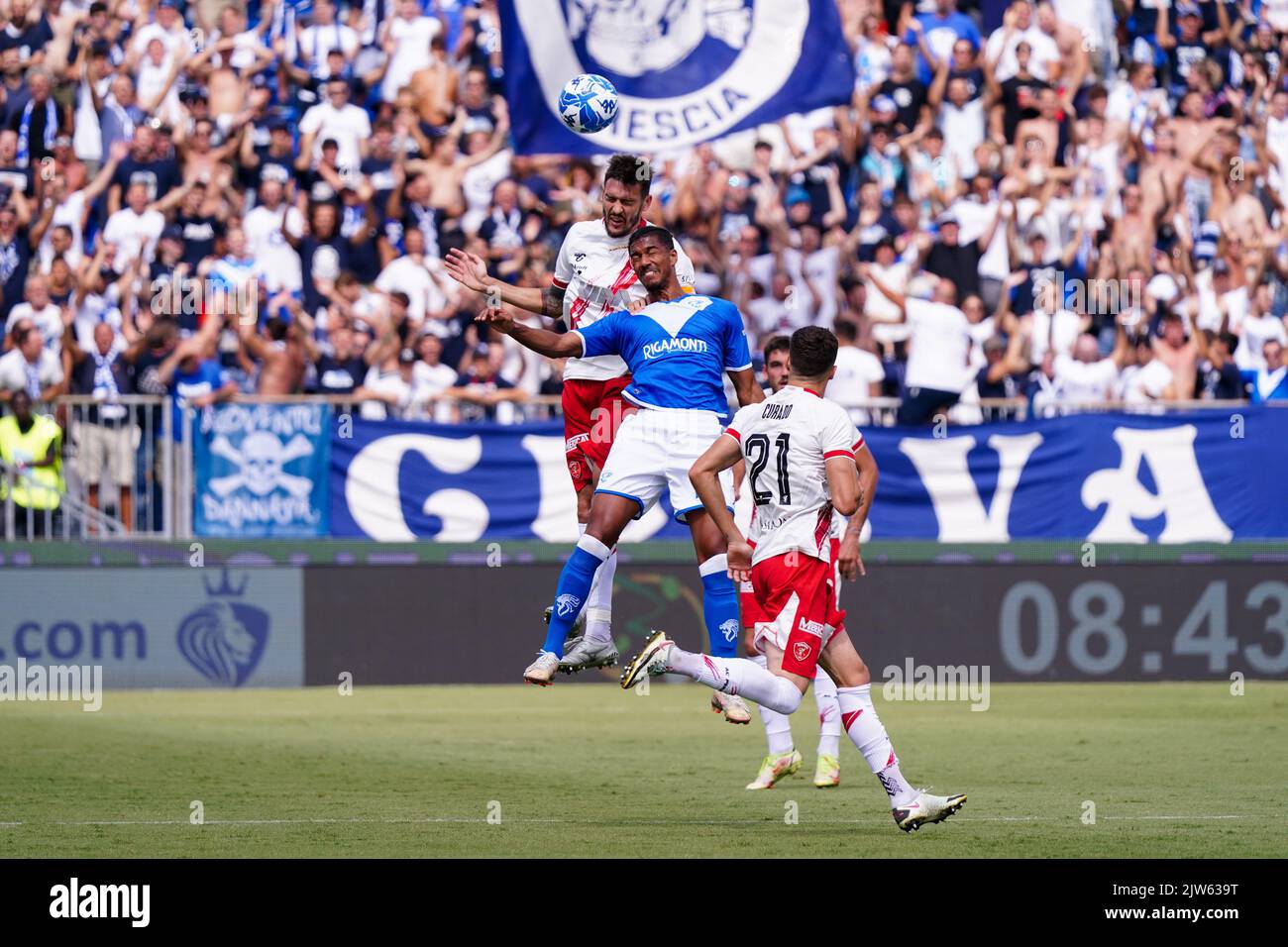 Florian Aye (Brescia FC) during the Italian soccer Serie B match ...
