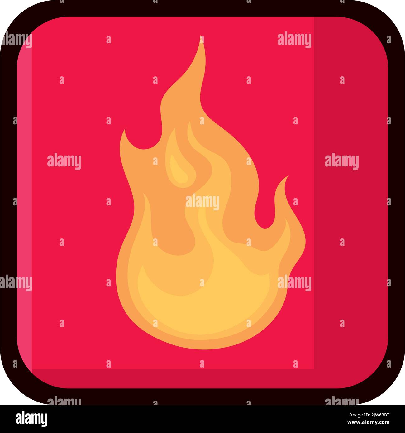 fire flame sign Stock Vector Image & Art - Alamy