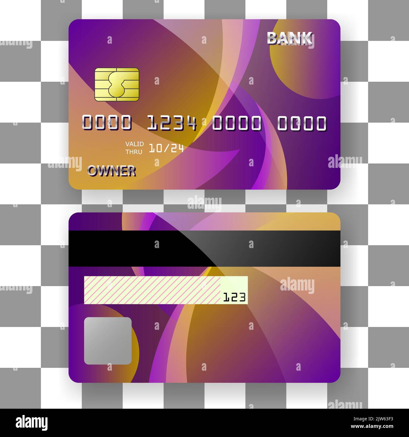 banking card template background wave pattern 3d. template for poster ...