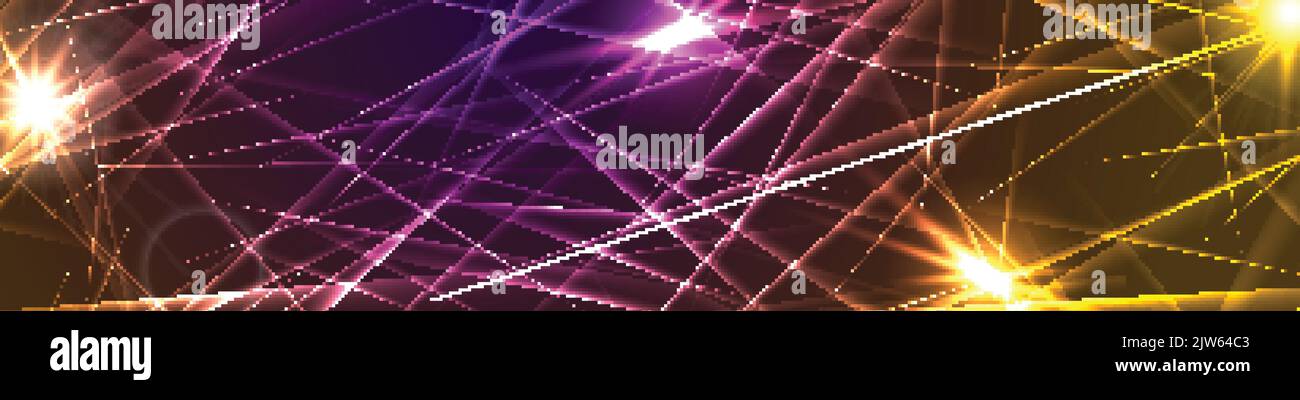 Colorful glowing laser beams lines abstract background. Vector design ...