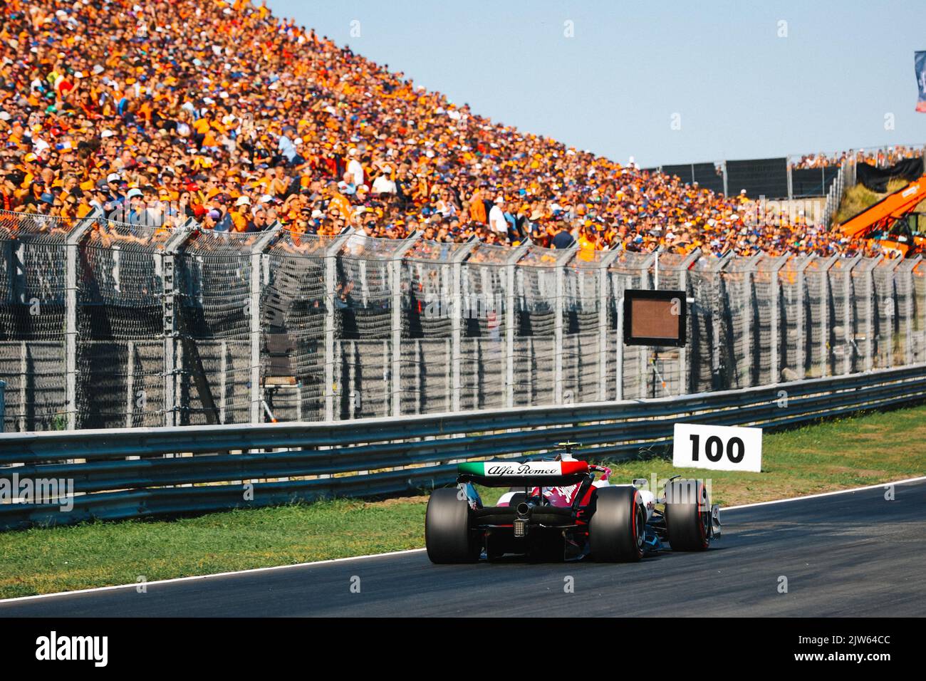 September 3, 2022, Rome, Netherlands: 24 ZHOU Guanyu (chi), Alfa Romeo ...