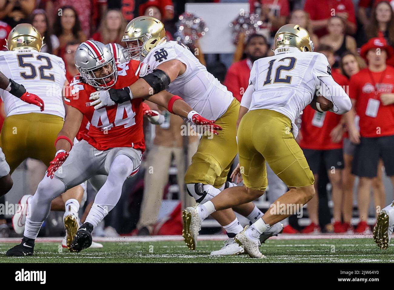 Columbus, Ohio, USA. 3rd Sep, 2022. Notre Dame Fighting Irish ...