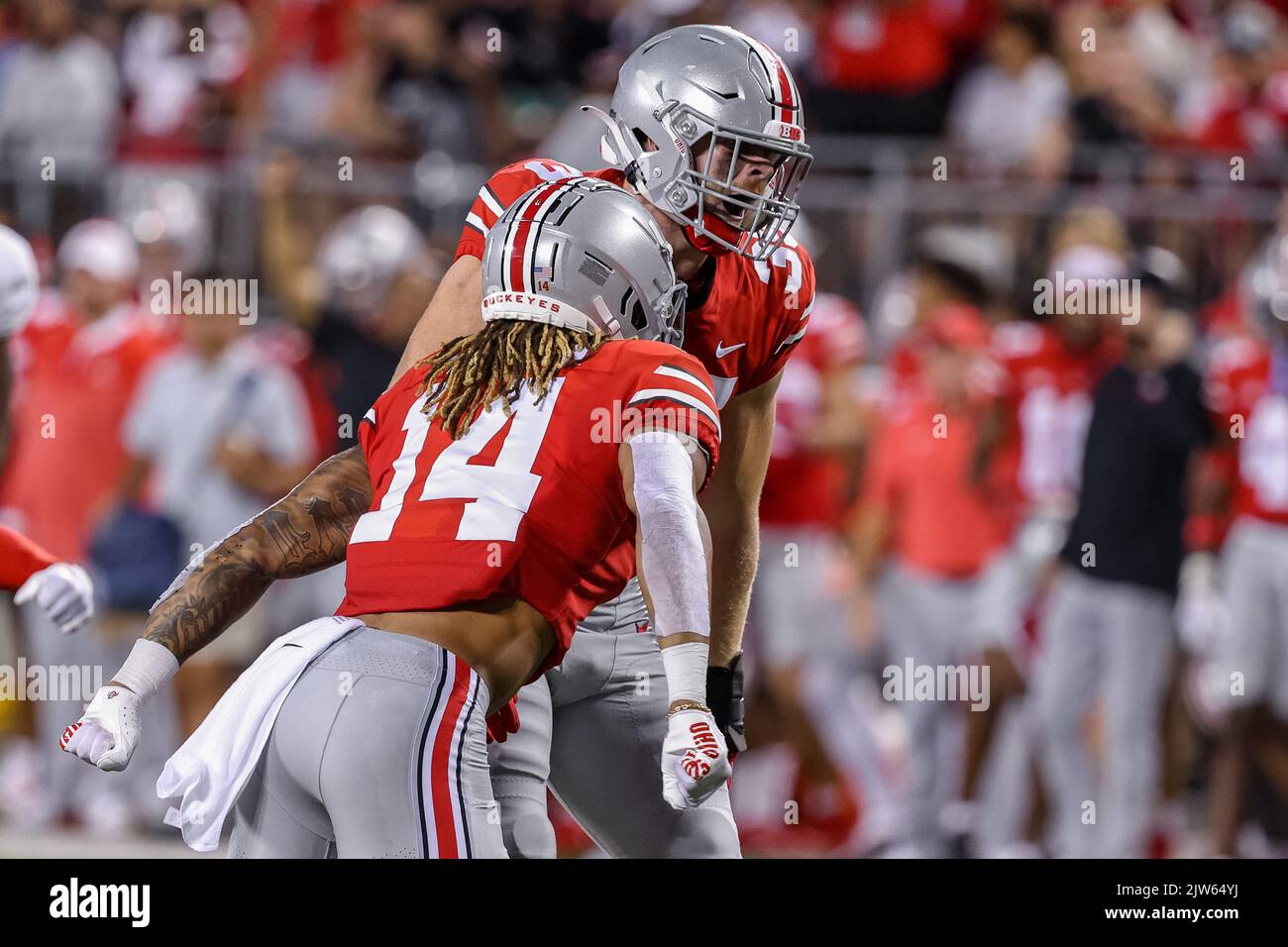 Columbus, Ohio, USA. 3rd Sep, 2022. Ohio State Buckeyes linebacker ...