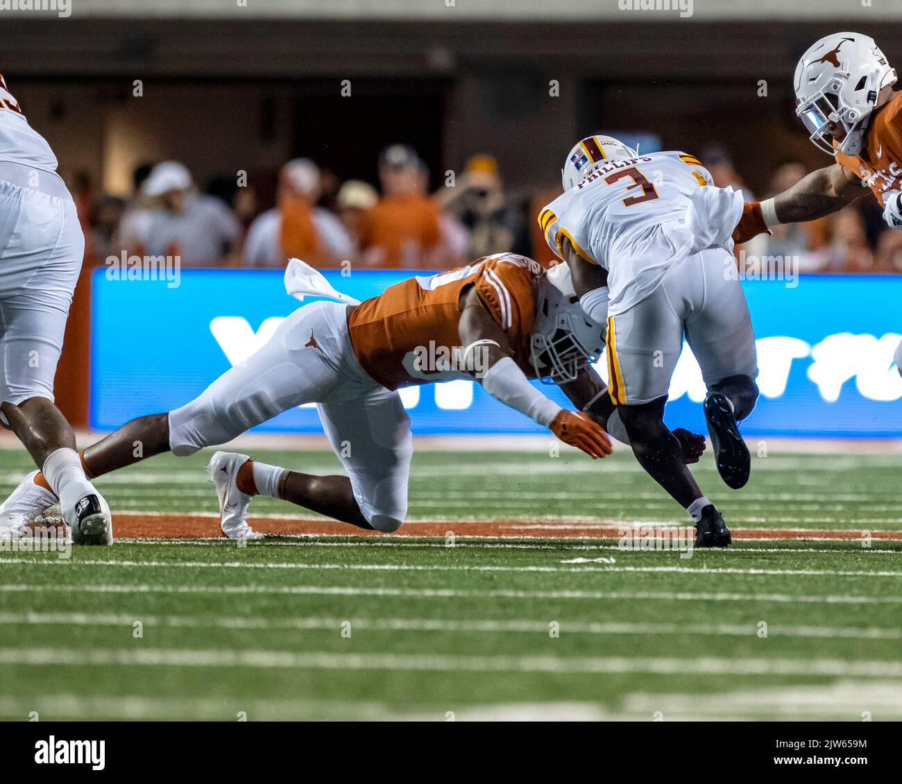 September 9, 2022. Devin Richardson #30 of the Texas Longhorns in ...