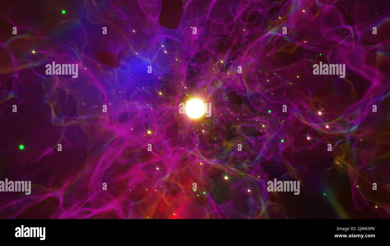 3D illustration Background for advertising and wallpaper in space and ...