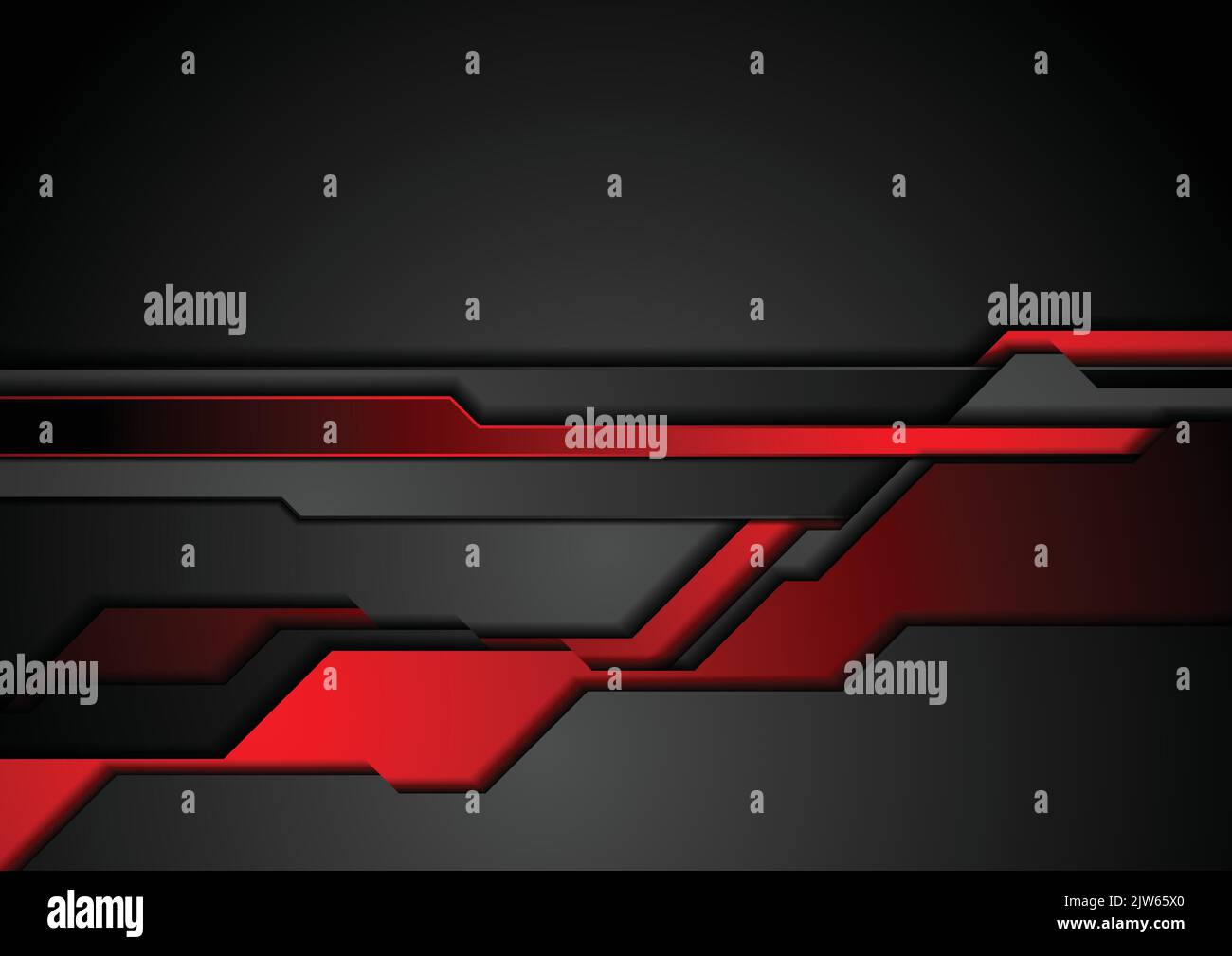 Red and black contrast abstract technology background. Vector corporate ...